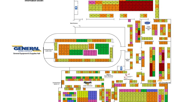 Picture of AgExpoMap2024_Colored in Bismarck-Mandan, North Dakota ...